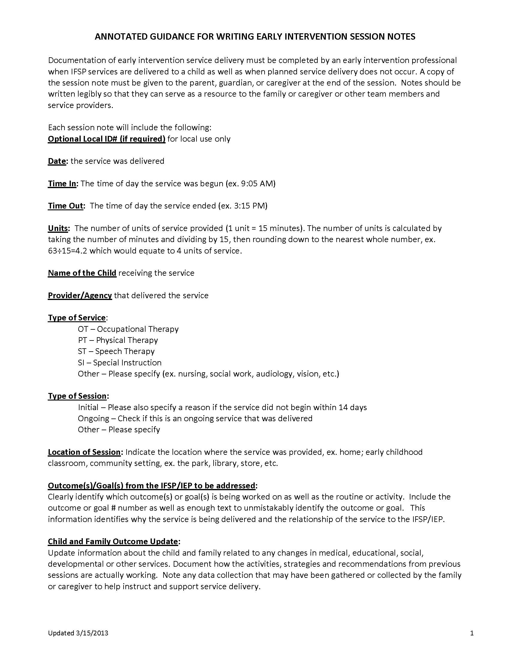 How To Write Aba Session