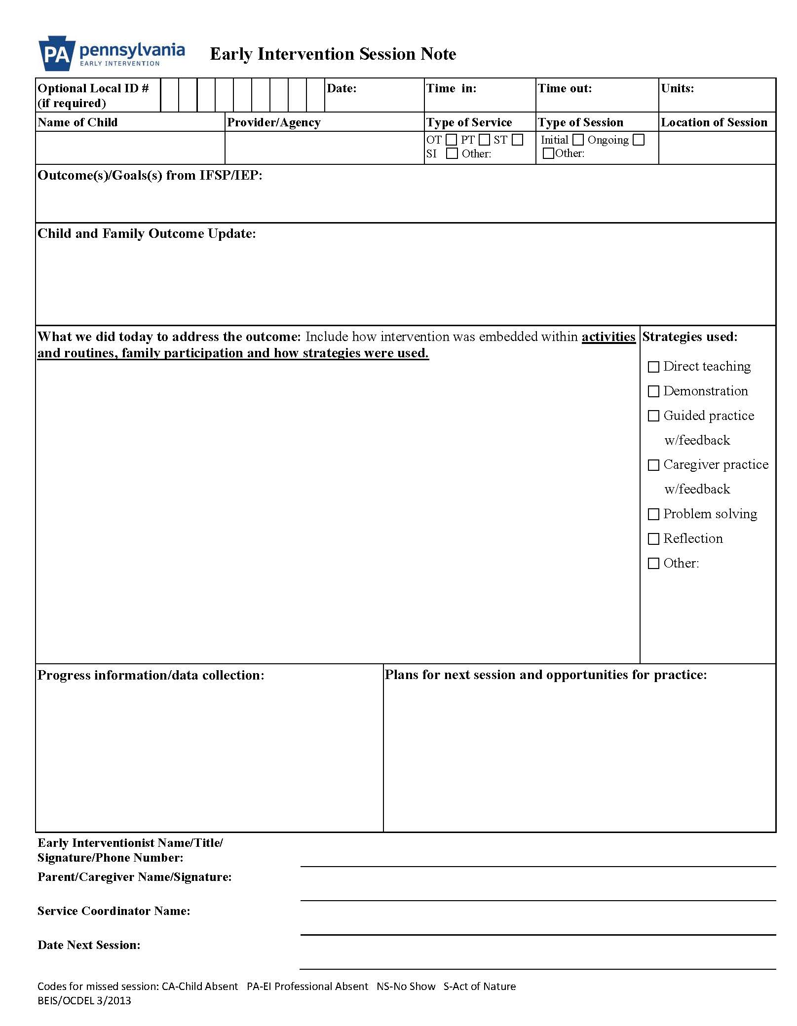 How To Write Aba Session